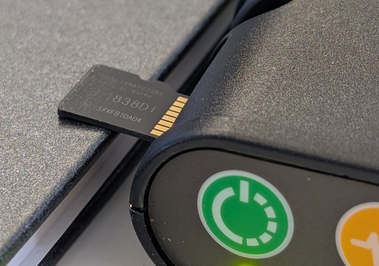 Reformatting a RockAIR SD Card