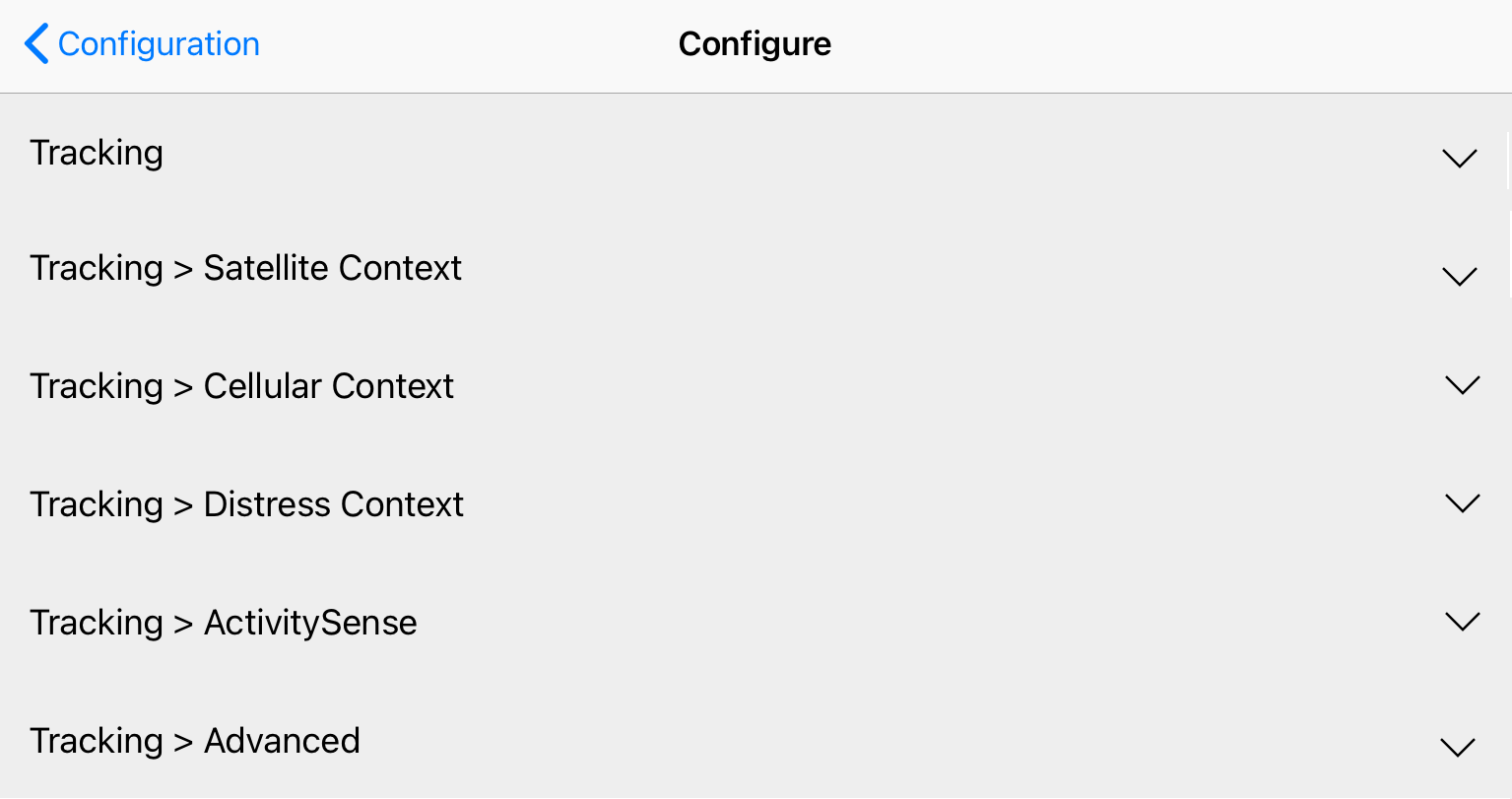 How to change tracking rates on TP Connect