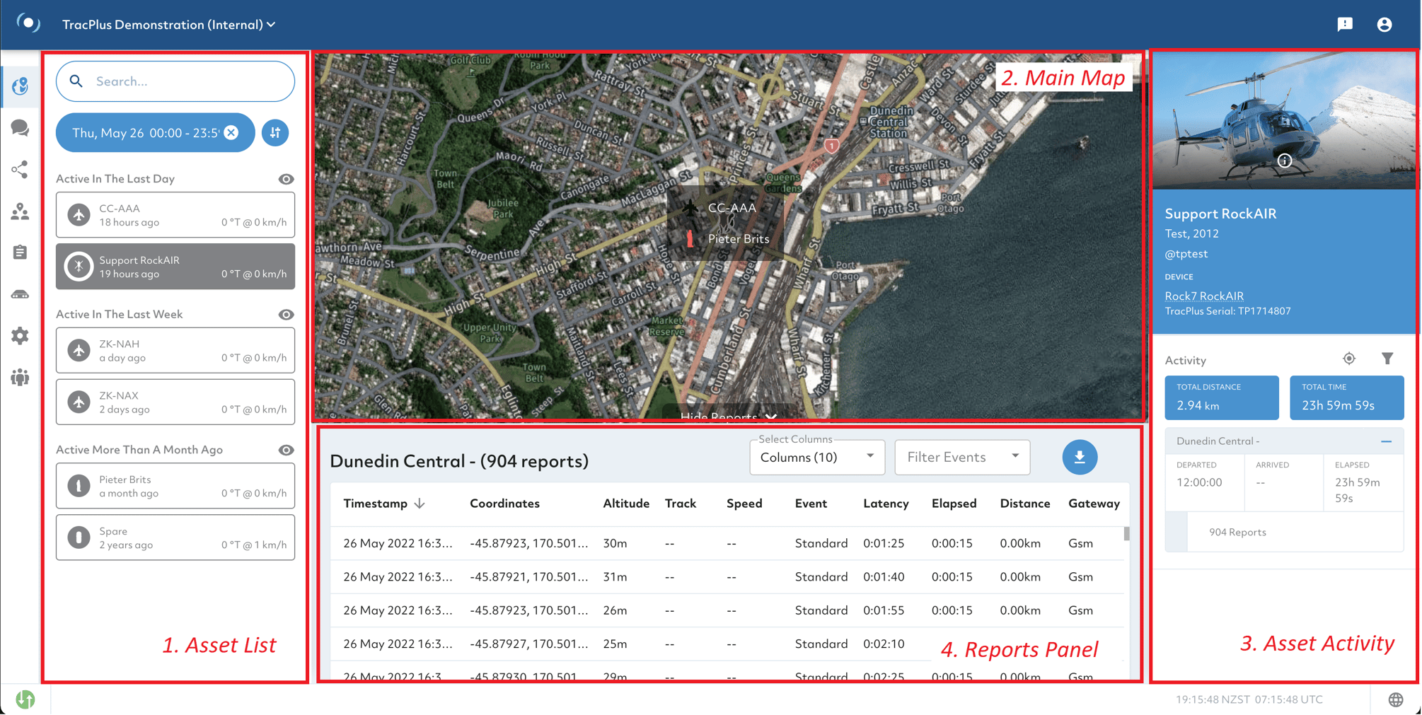 Using the Map in TracPlus Cloud