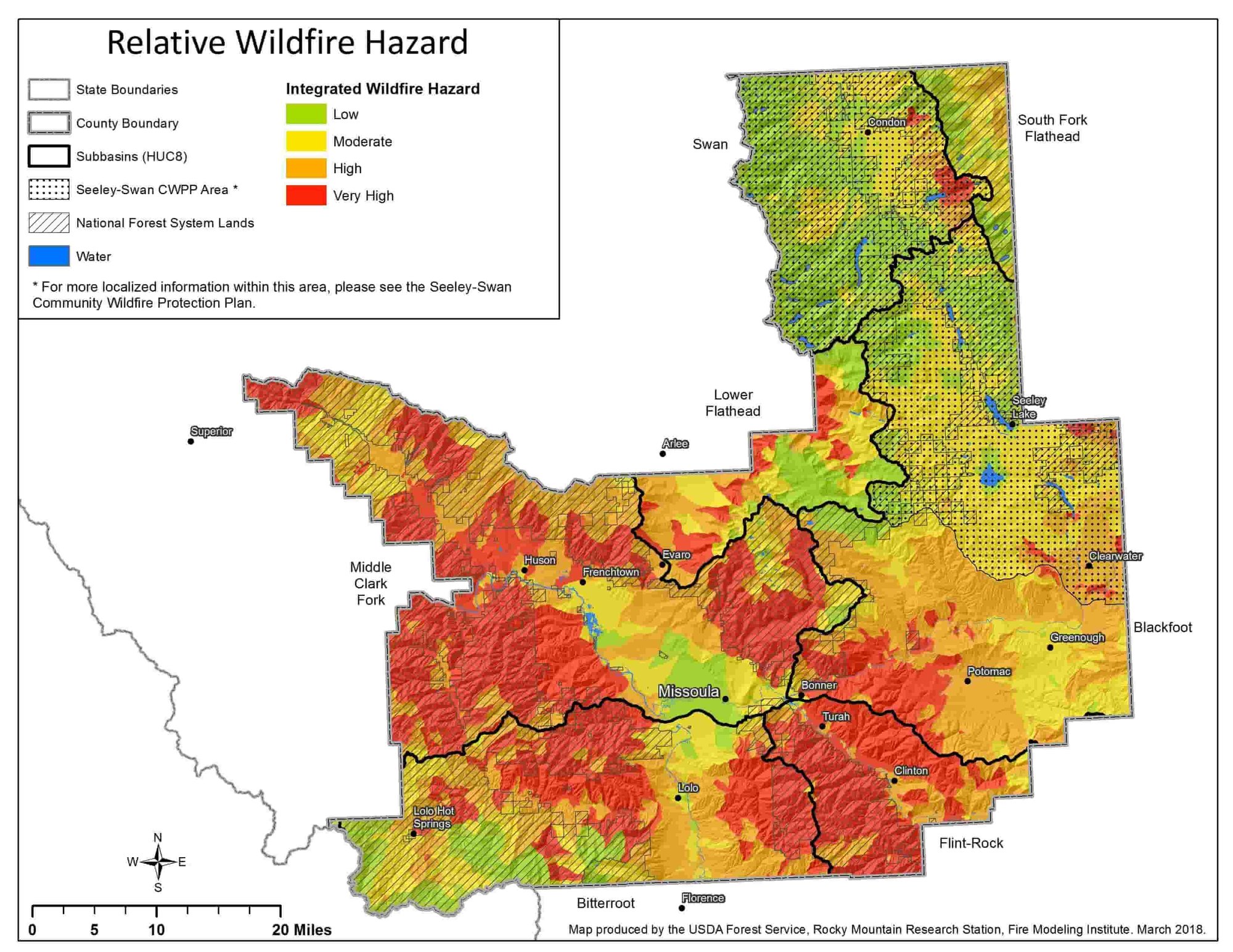 FSim – Mapping The U.S. Wildfire Hazard at a National Scale