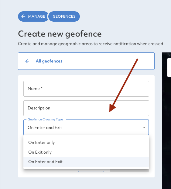 Managing Geofences